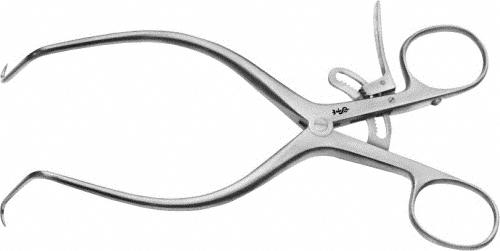 GELPI Vaginal Retractor, 175 mm (6 7/8"), 1 x 1 prong, sharp, non ...