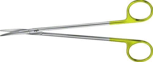 TOENNIS-ADSON NOIR TC Dissecting Scissors, curved, 175 mm (6 7/8 ...