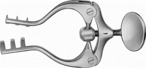 JANSEN Wound Retractor, 100 mm (4"), 3 x 3 prongs, sharp, non-sterile ...
