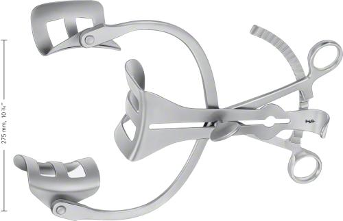 HOLZBACH Abdominal Retractor, complete retractor, consisting of BV369R ...