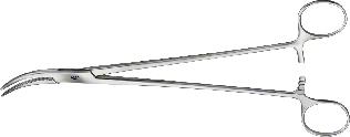 MOYNIHAN Hemostatic Forceps, curved, 230 mm (9"), non-sterile, reusable