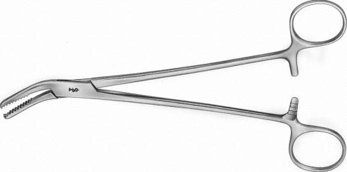 WELLER Meniscus Grasping Forceps, curved to side, 200 mm (7 7/8 ...