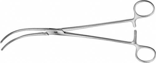 GLOVER ATRAUMATA Vascular Clamp, curved, 245 mm (9 5/8"), toothing DE ...