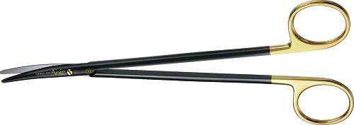 TOENNIS-ADSON NOIR TC Dissecting Scissors, curved, 175 mm (6 7/8 ...