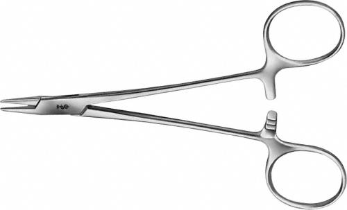 WEBSTER DUROGRIP TC Needleholder, straight, 130 mm (5 1/8"), with 0.4 ...